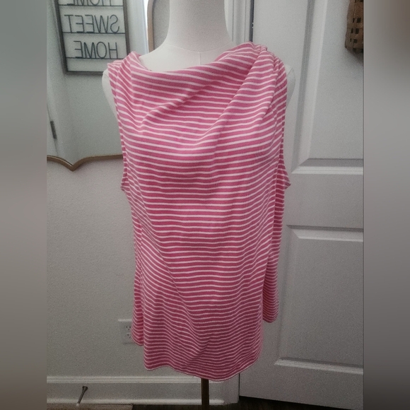Lilly Pulitzer | Tops | Lilly Pulitzer Pink Striped Womens Top | Poshmark